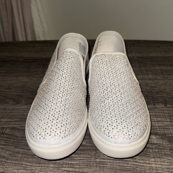 Material Girl | Shoes | Material Girl White Slipon Sneakers With ...